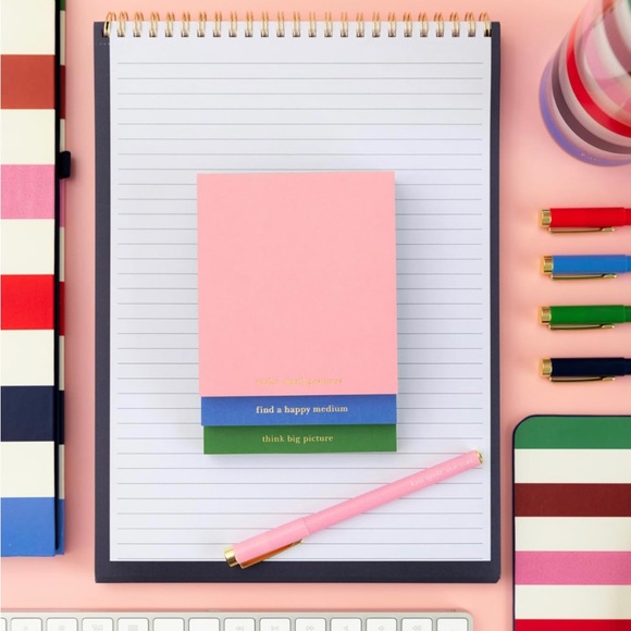 kate spade | Office | Nwt Kate Spade New York Stacked Notepad Assorted ...